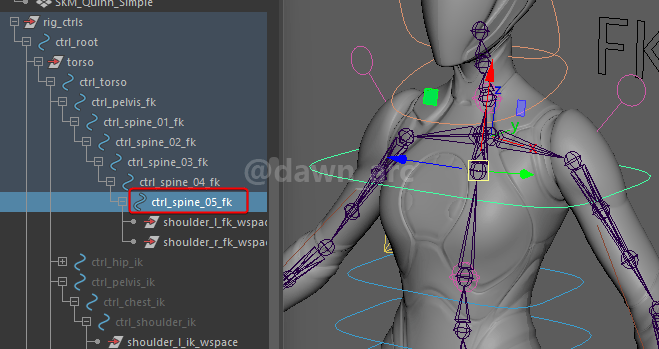 [Maya]Rigging 17 - Clavicles & Fingers